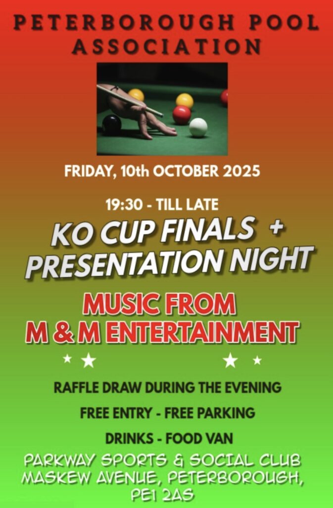 Peterborough Pool Association – Members of the Cambridgeshire Pool ...